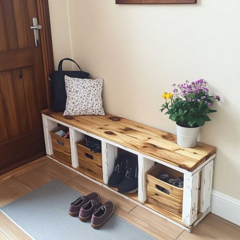 23 Hallway Bench with Storage Ideas That Declutter Your Entryway