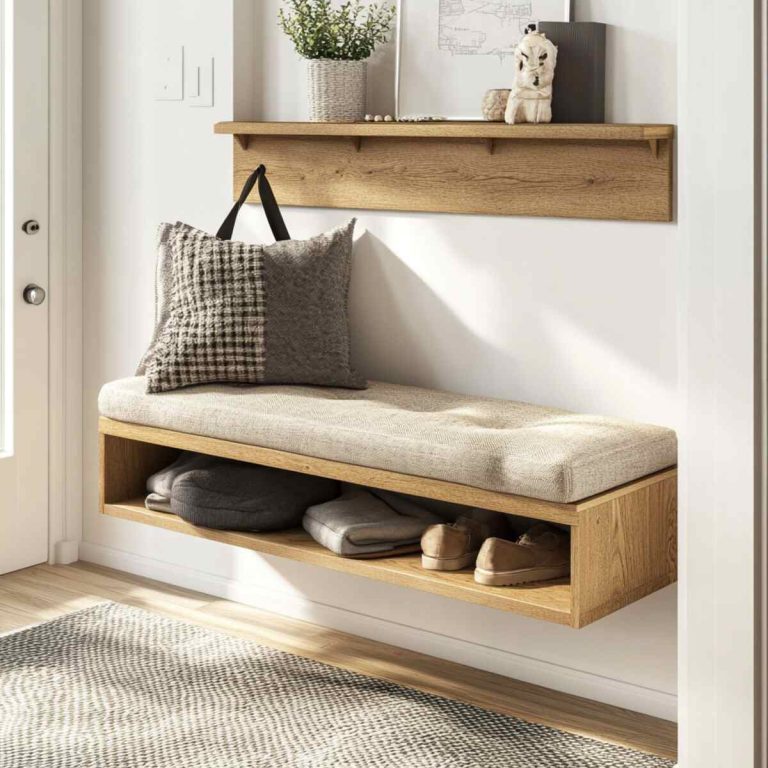23 Hallway Bench with Storage Ideas That Declutter Your Entryway