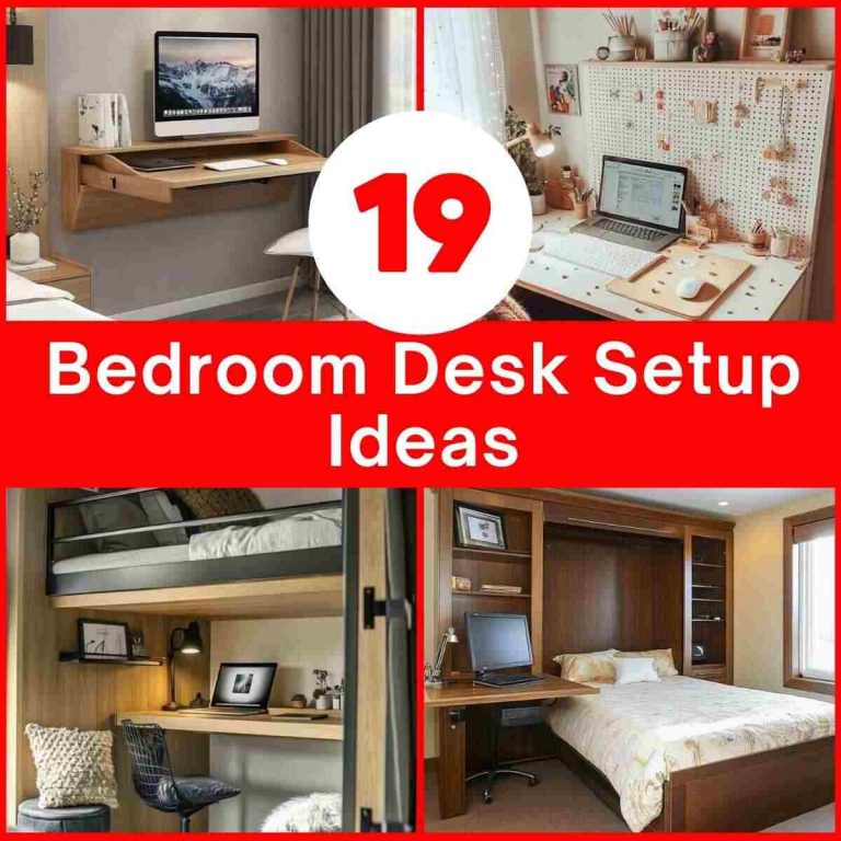 19 Bedroom Desk Setup Ideas That Will Make You Want to Work!