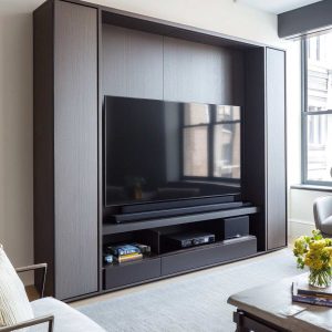 20 Best Hidden Storage Ideas for TV Wall