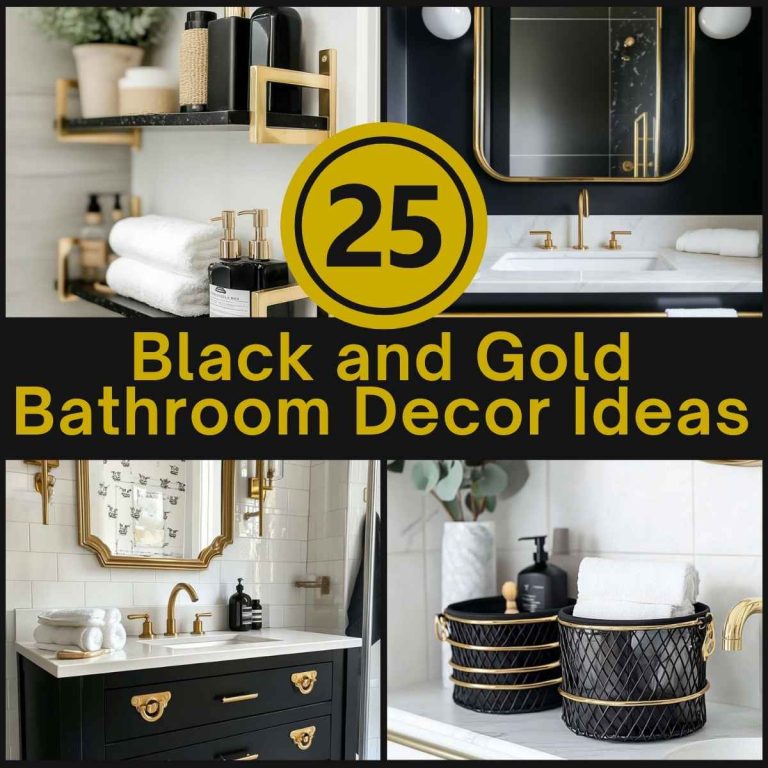 25 Black and Gold Bathroom Decor Ideas to Make Your Space Shine