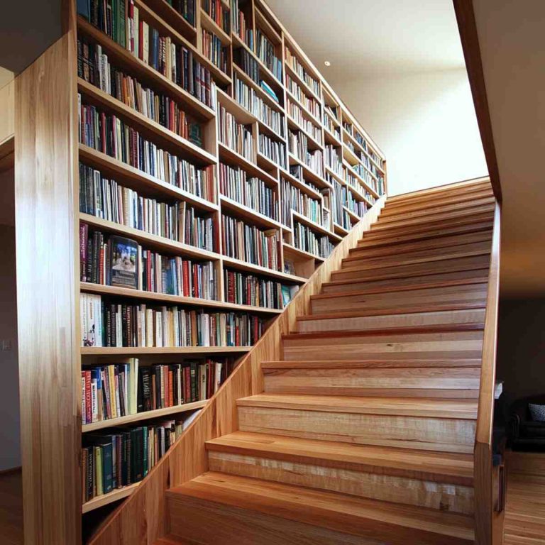 20 Genius Staircase Bookshelf Ideas You Won't Believe!