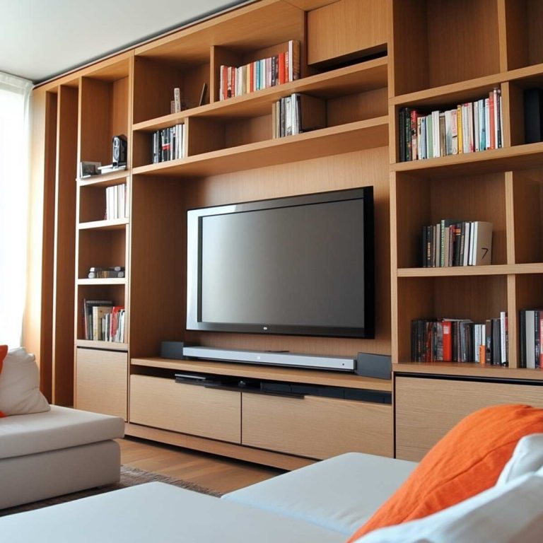 20 Best Hidden Storage Ideas for TV Wall
