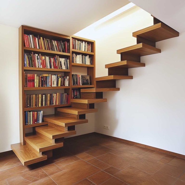 20 Genius Staircase Bookshelf Ideas You Won't Believe!