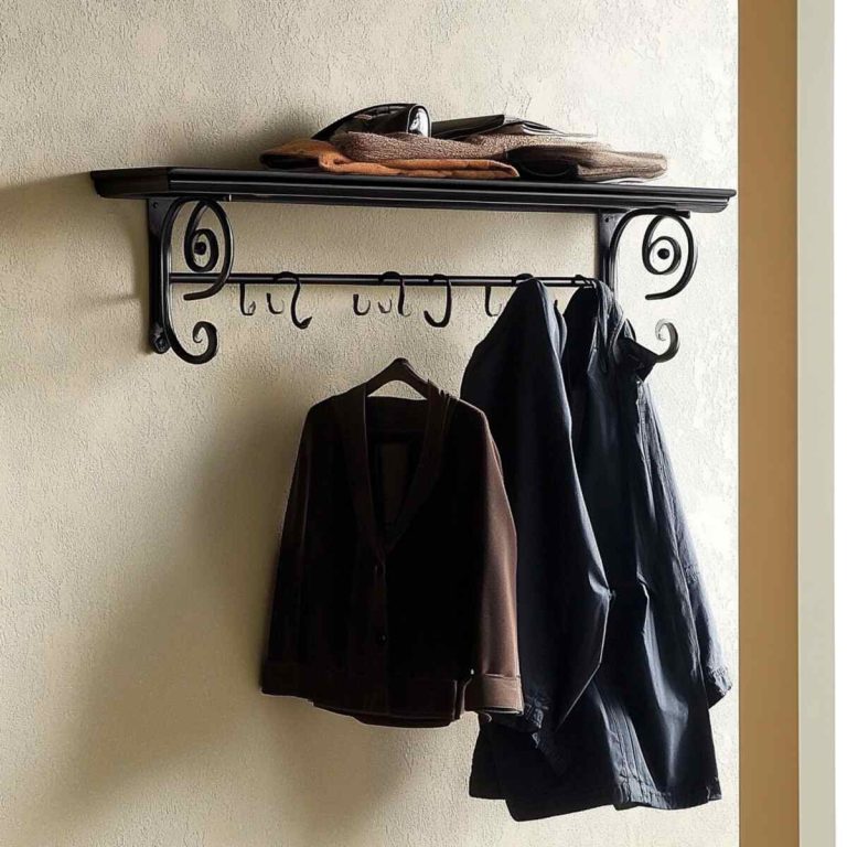 23 Unique Entryway Wall Hook Ideas to Organize Your Home