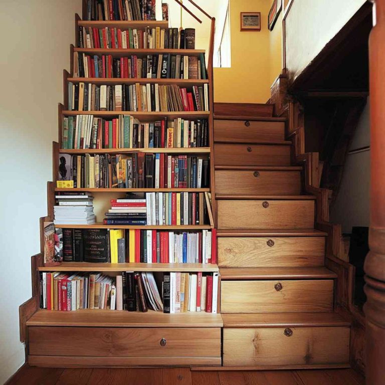 20 Genius Staircase Bookshelf Ideas You Won't Believe!