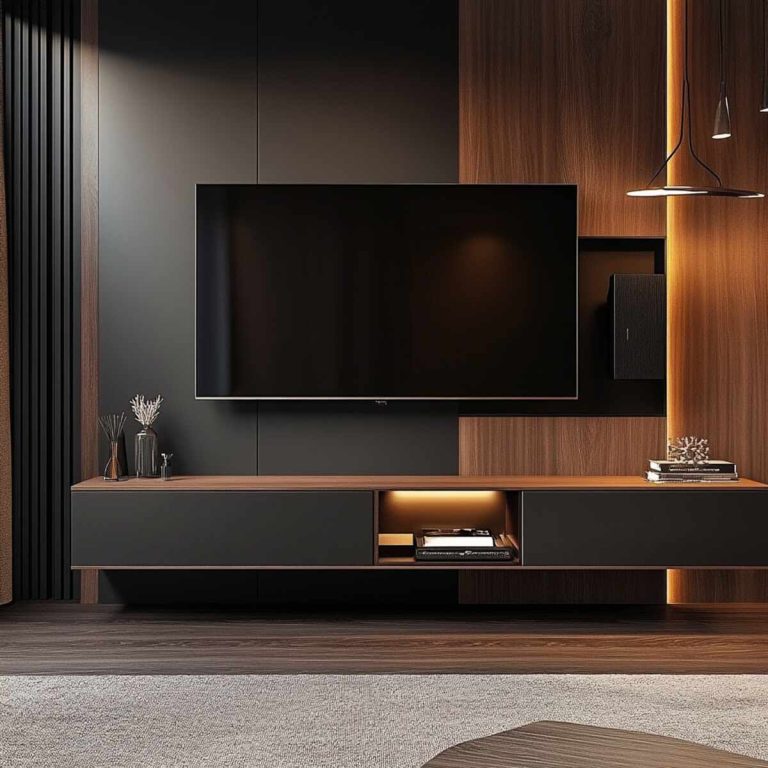 20 Best Hidden Storage Ideas for TV Wall