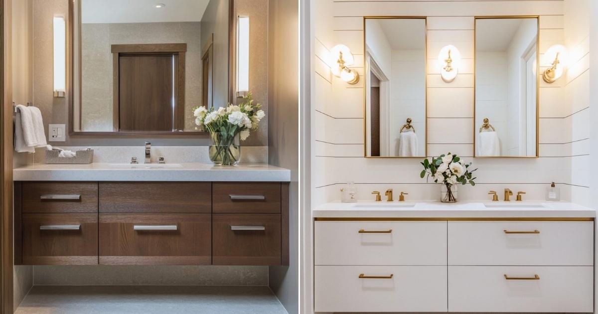 25 Floating Vanity Ideas That Make Your Bathroom Look Bigger