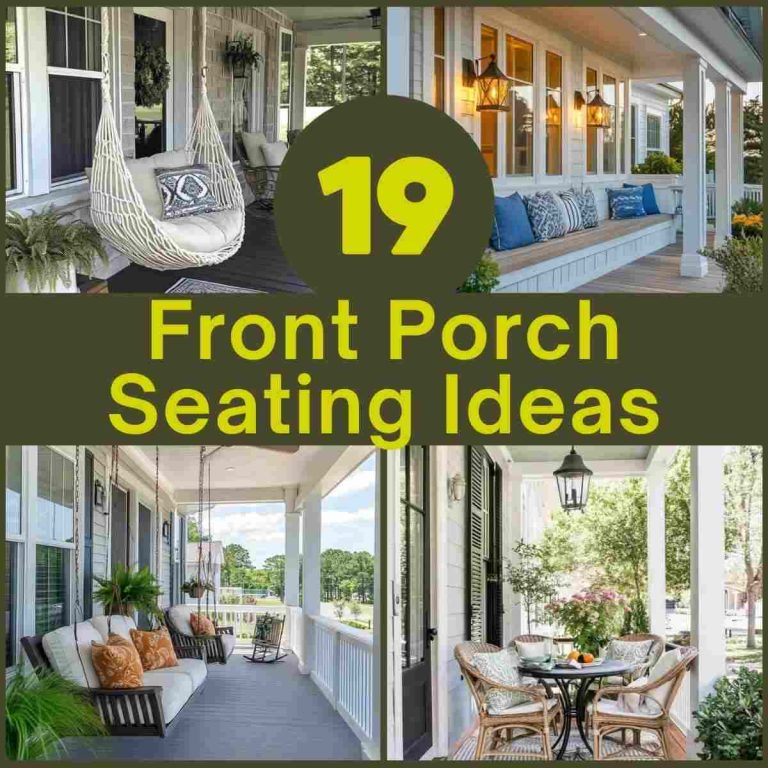 19 Front Porch Seating Ideas for a Inviting Outdoor Space