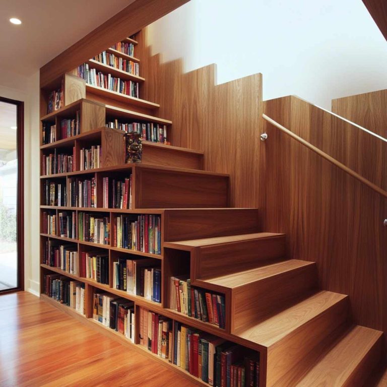 20 Genius Staircase Bookshelf Ideas You Won't Believe!