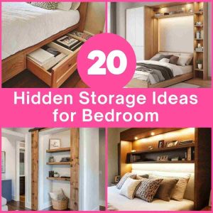 20 Smart Hidden Storage Ideas for Bedroom That No One Will Notice!