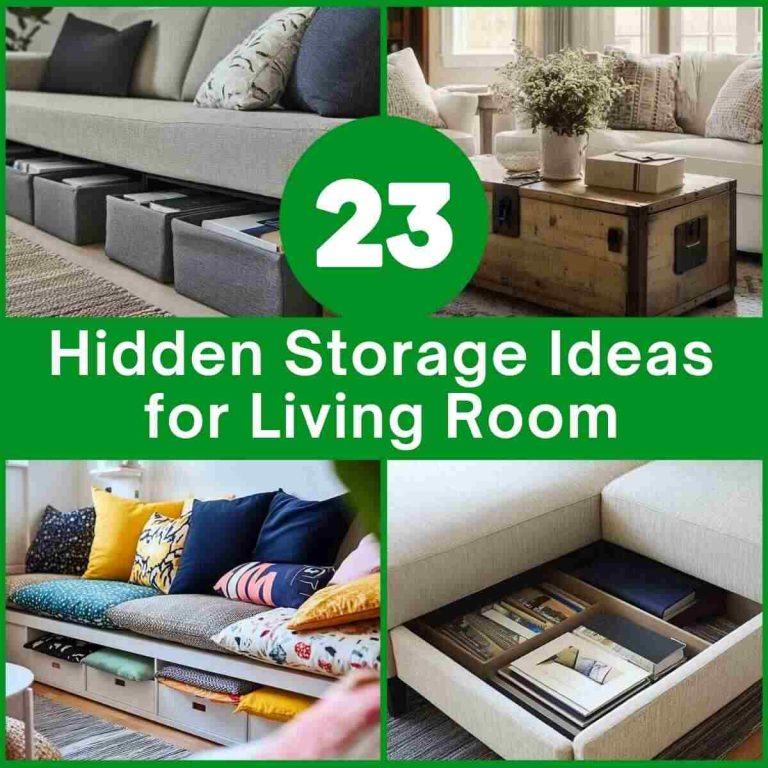 23 Clever Hidden Storage Ideas for Your Living Room