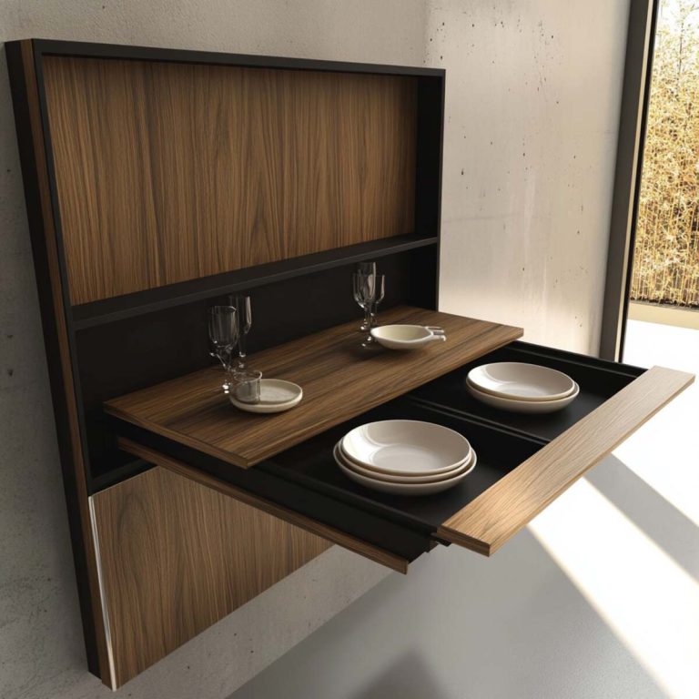 21 Space-Saving Wall-Mounted Dining Table Ideas You Need to Try