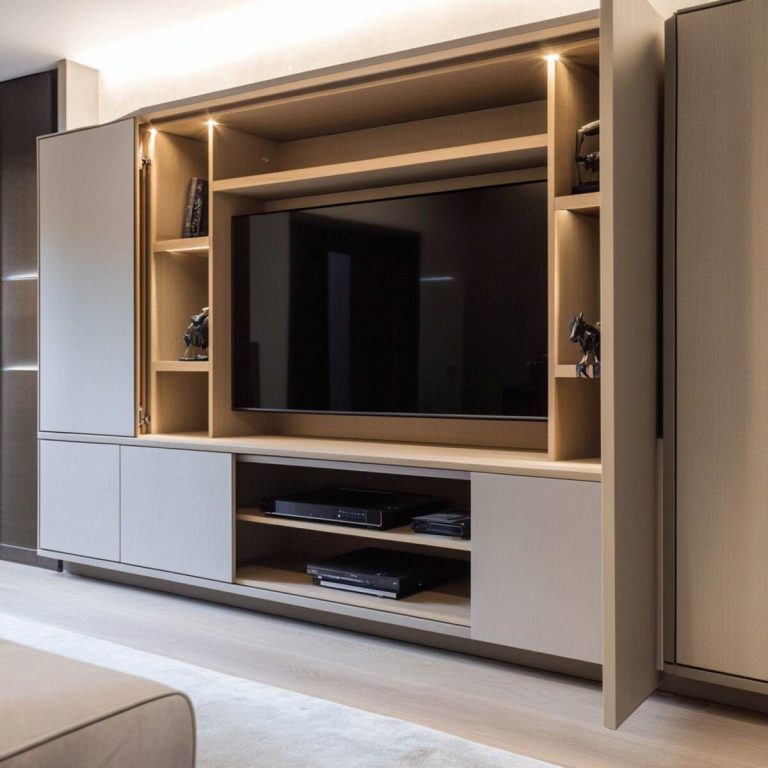 20 Best Hidden Storage Ideas for TV Wall