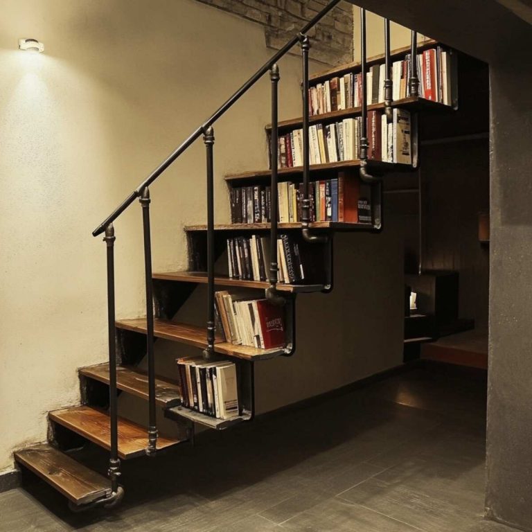 20 Genius Staircase Bookshelf Ideas You Won't Believe!