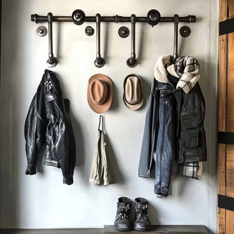 23 Unique Entryway Wall Hook Ideas to Organize Your Home