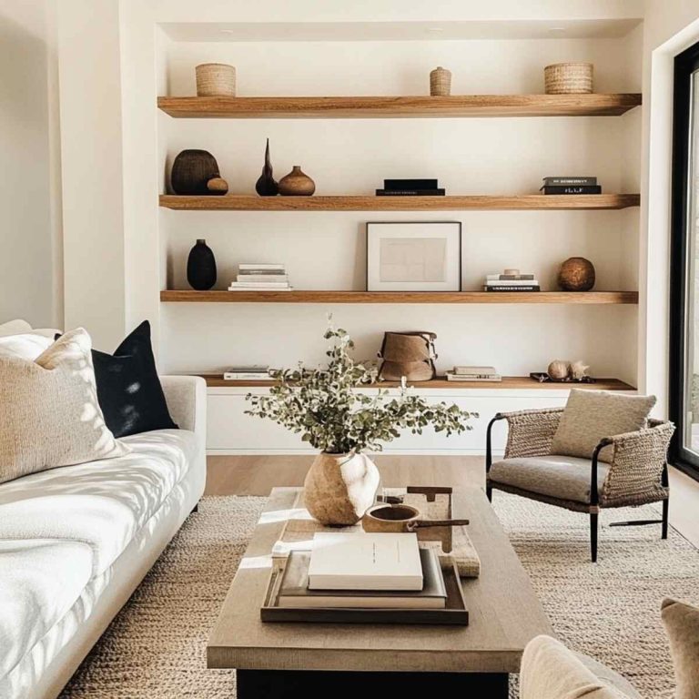 25 Best Living Room Built-In Shelving Ideas to Maximize Storage and ...