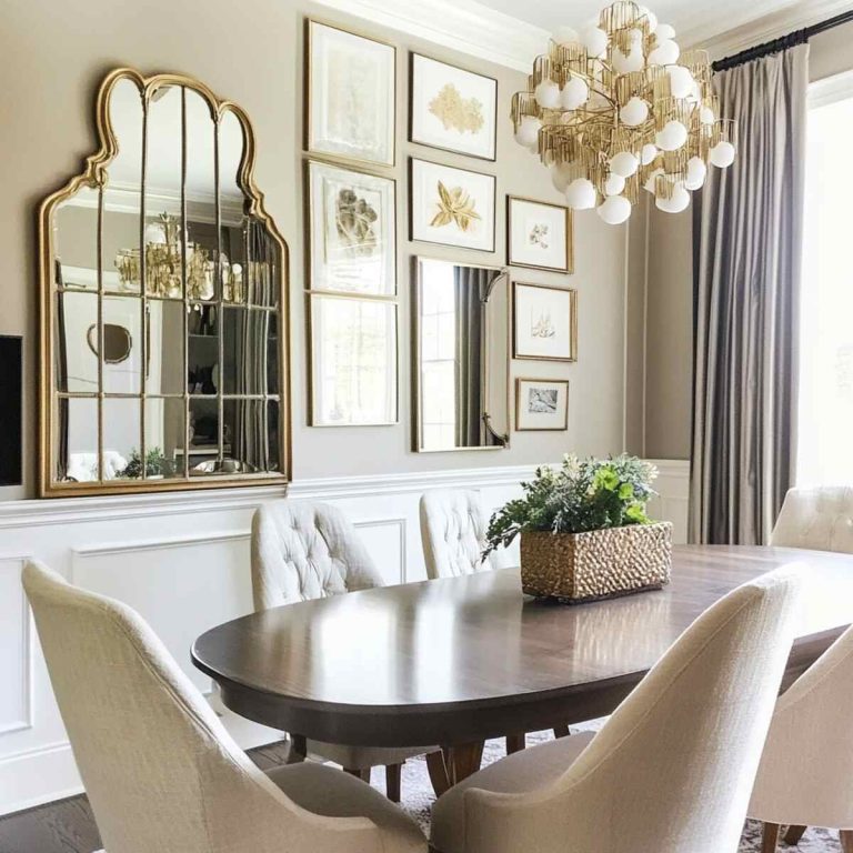 20 Brilliant Dining Room Mirror Ideas