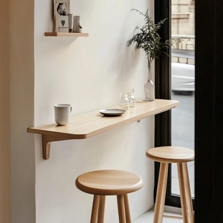 21 Space-Saving Wall-Mounted Dining Table Ideas You Need to Try