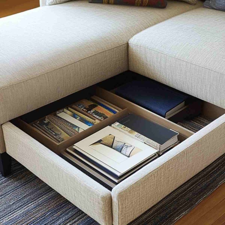 23 Clever Hidden Storage Ideas for Your Living Room