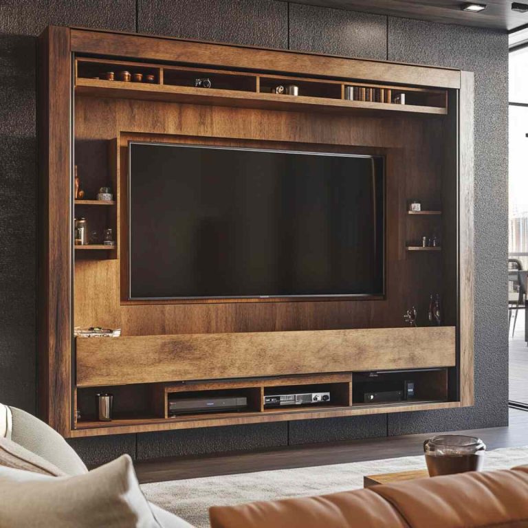 20 Best Hidden Storage Ideas for TV Wall