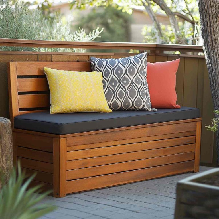 20 Outdoor Storage Bench Ideas That Double as Secret Organizers