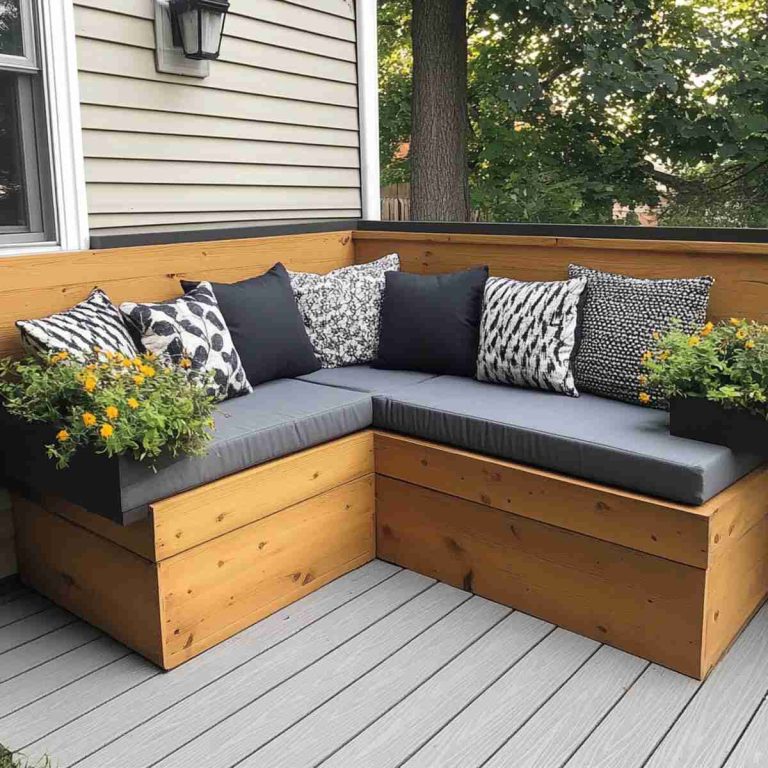20 Outdoor Storage Bench Ideas That Double as Secret Organizers