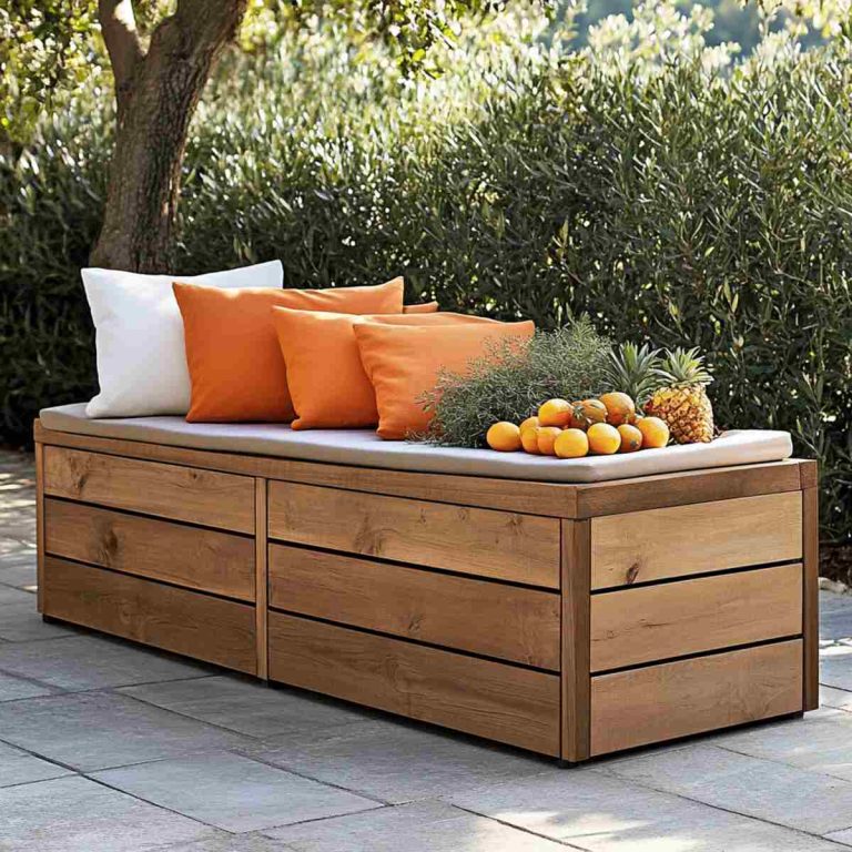 20 Outdoor Storage Bench Ideas That Double as Secret Organizers