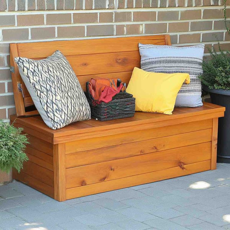 20 Outdoor Storage Bench Ideas That Double as Secret Organizers