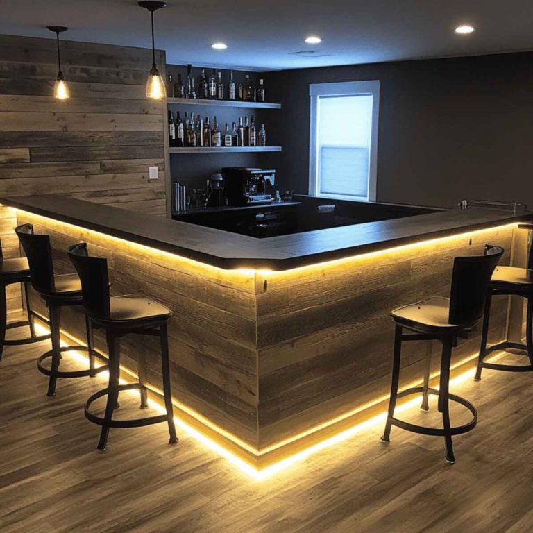 20 Basement Bar Lighting Ideas That Will Wow Your Guests
