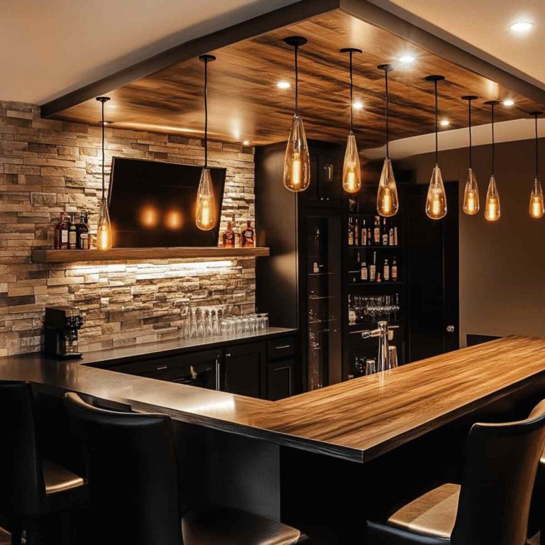 20 Basement Bar Lighting Ideas That Will Wow Your Guests