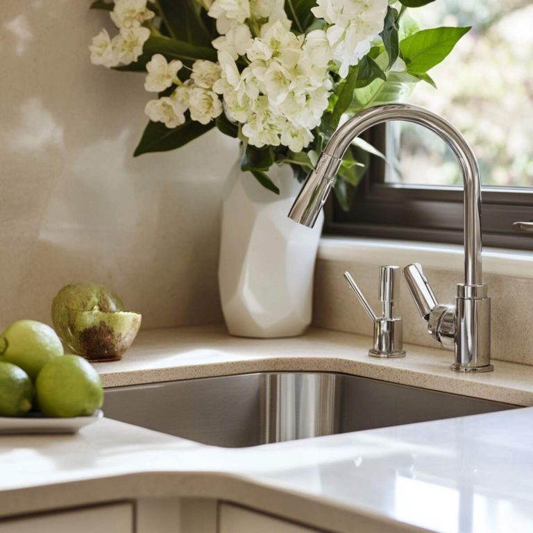 21 Brilliant Corner Kitchen Sink Ideas