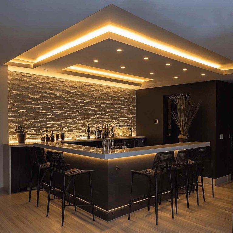 20 Basement Bar Lighting Ideas That Will Wow Your Guests