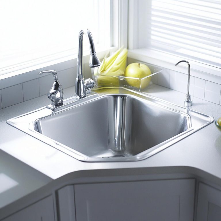 21 Brilliant Corner Kitchen Sink Ideas