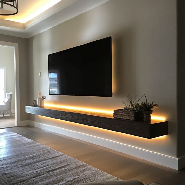 19 Floating TV Console Ideas That Make Any Room Look Sleek