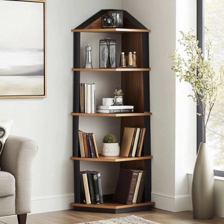 21 Living Room Corner Bookshelf Ideas That Will Wow Your Guests