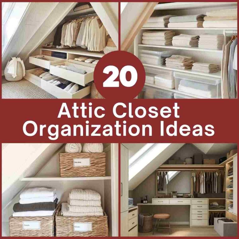20 Must-Try Attic Closet Organization Ideas You’ll Love