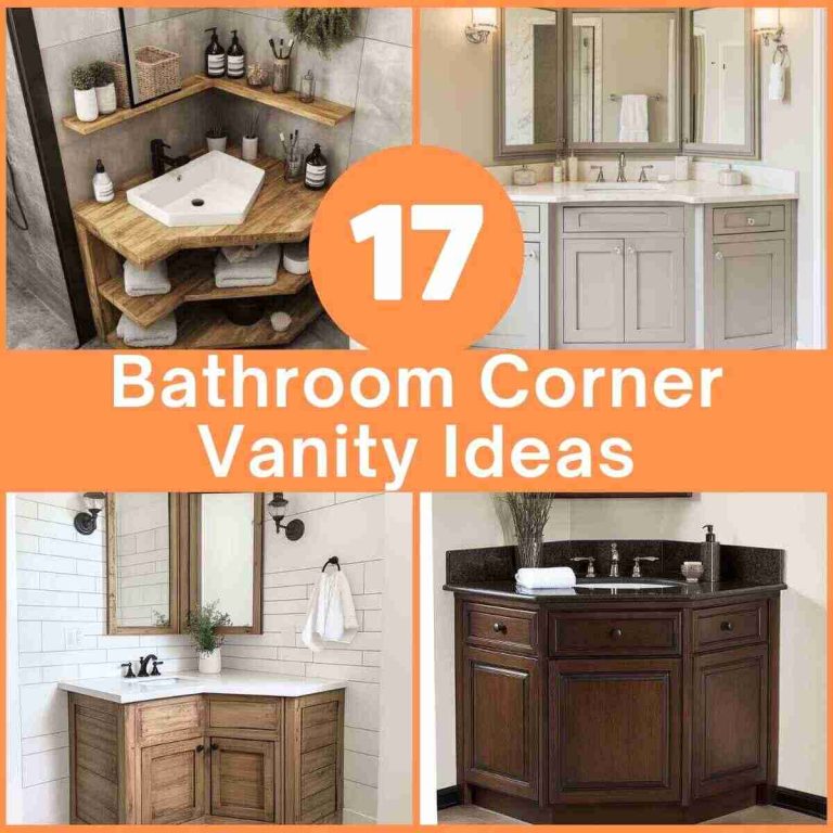 17 Brilliant Bathroom Corner Vanity Ideas to Save Space & Add Style