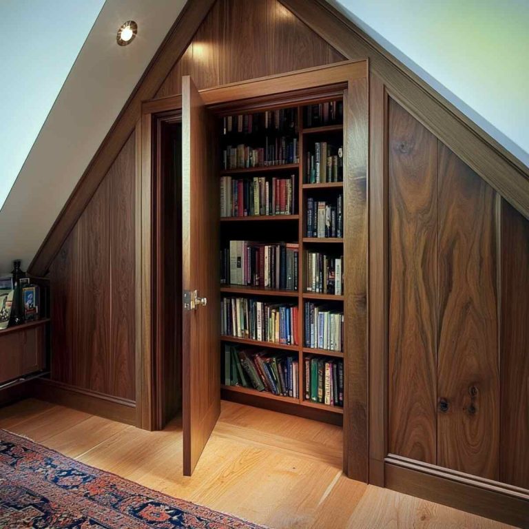 21 Brilliant Hidden Attic Door Ideas