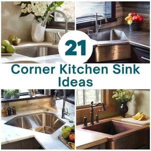 21 Brilliant Corner Kitchen Sink Ideas