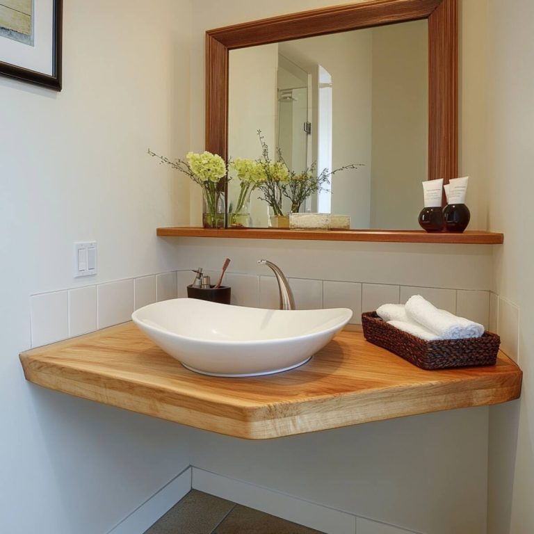 17 Brilliant Bathroom Corner Vanity Ideas to Save Space & Add Style