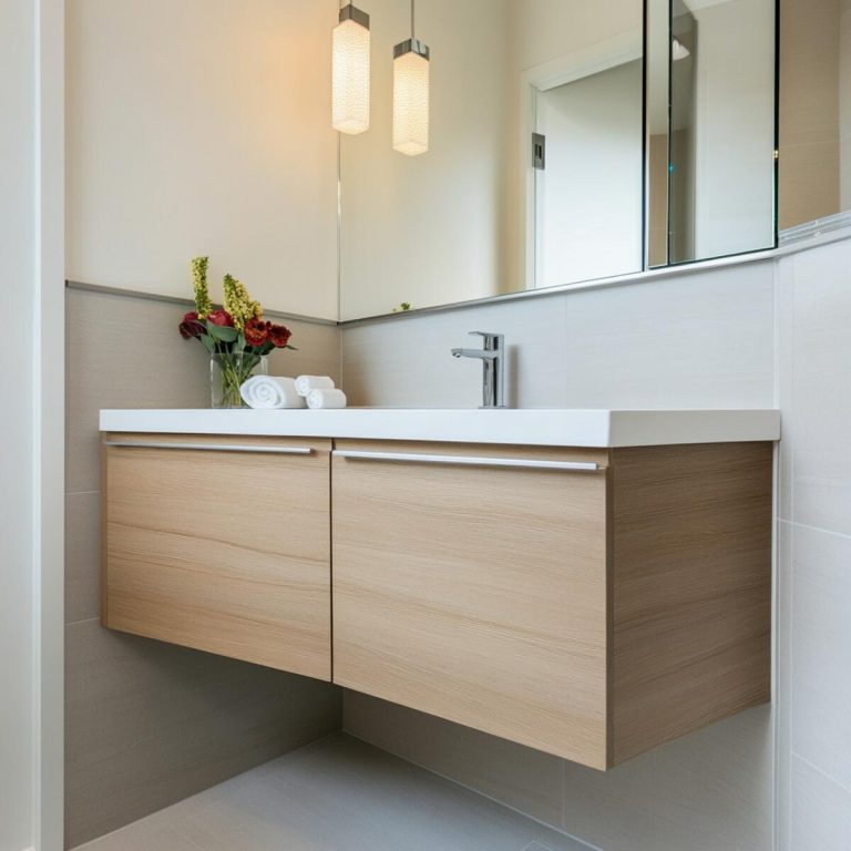 17 Brilliant Bathroom Corner Vanity Ideas to Save Space & Add Style