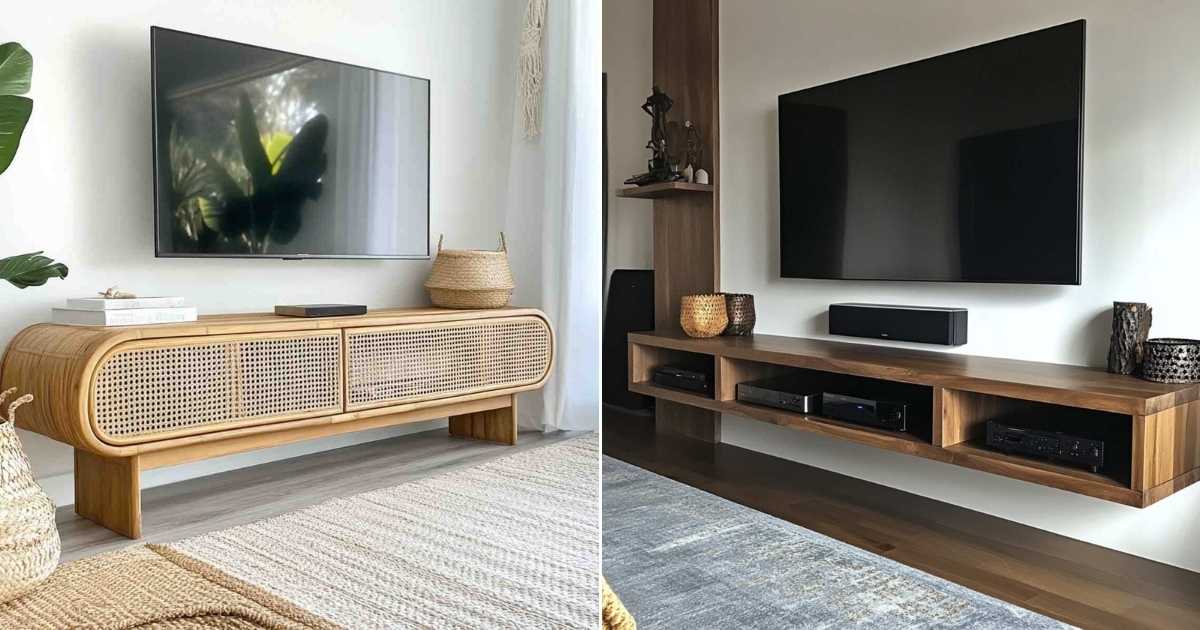 19 Floating TV Console Ideas That Make Any Room Look Sleek
