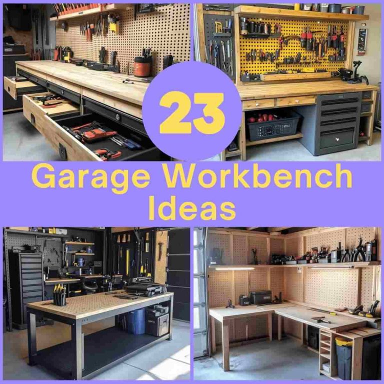 23 Top Garage Workbench Ideas You'll Love