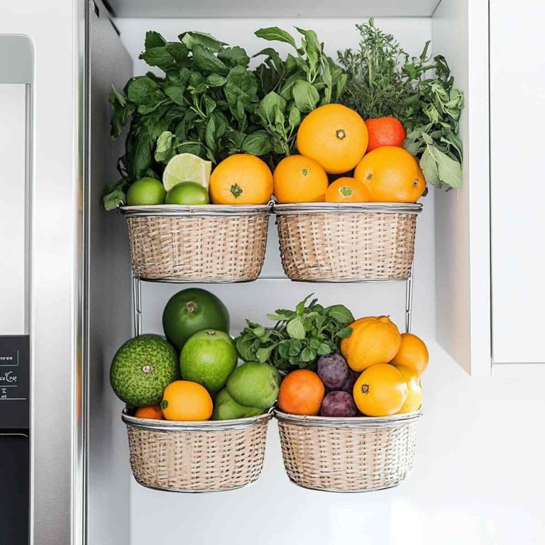 20 Genius Over Fridge Storage Ideas