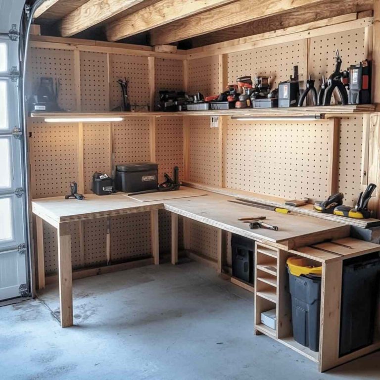 23 Top Garage Workbench Ideas You'll Love