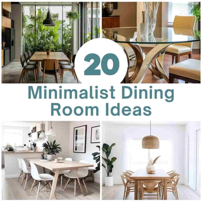 20 Must-Try Minimalist Dining Room Ideas That Make a Big Impact