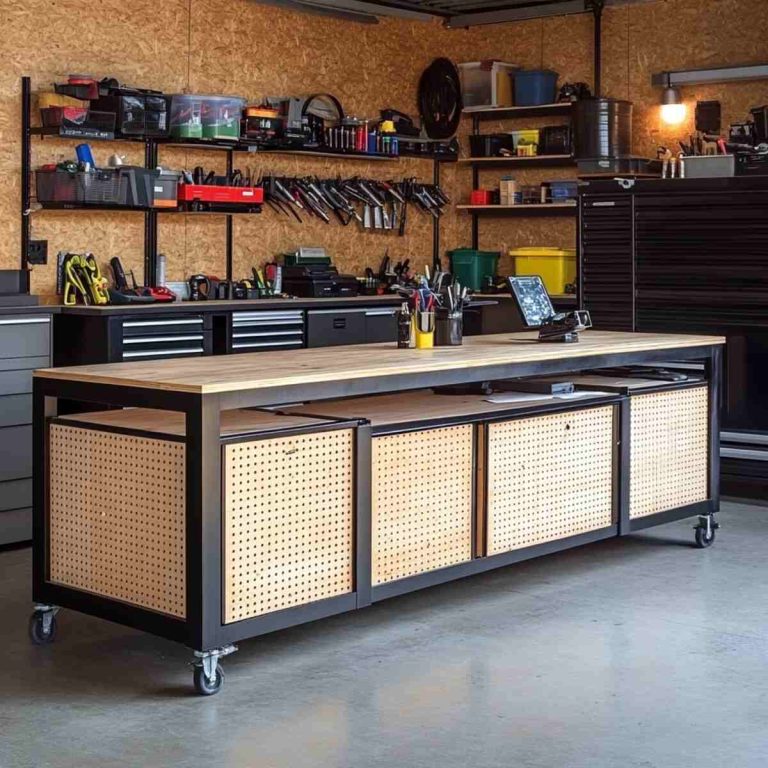 23 Top Garage Workbench Ideas You'll Love