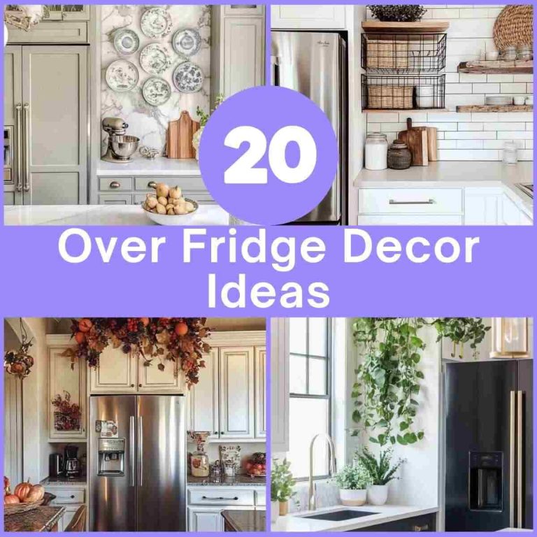 20 Over Fridge Decor Ideas That Actually Look Good