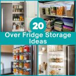 20 Genius Over Fridge Storage Ideas